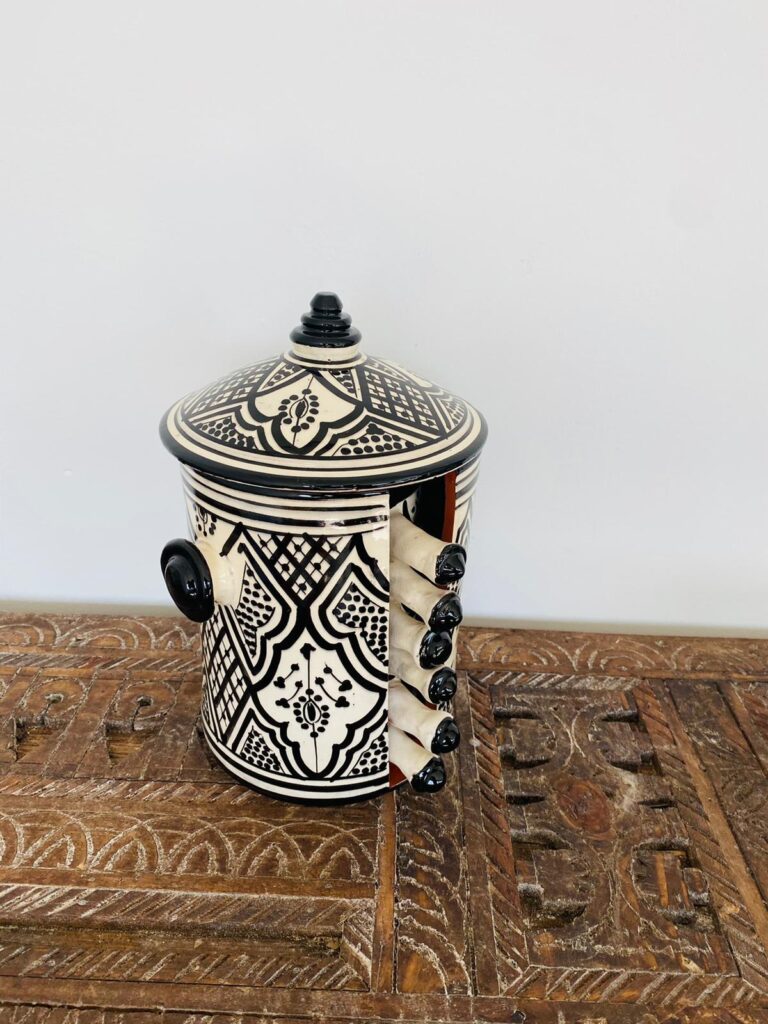 Beldi Tapas Set | Moroccan Tapas Set | Handmade Asfi Tapas | Black ...